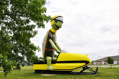Tommy Turtle in Bottineau, North Dakota