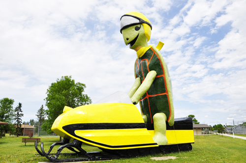 Tommy Turtle in Bottineau, North Dakota