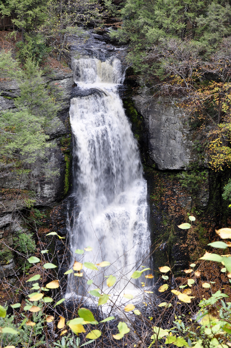 The Two RV Gypsies climber over 400 stairs Bushkill Falls in Pennsylvania
