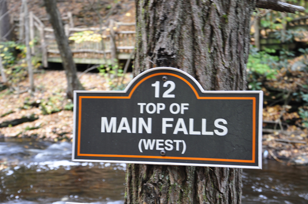 The Two RV Gypsies climber over 400 stairs Bushkill Falls in Pennsylvania