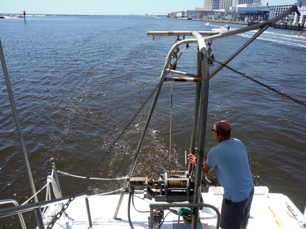 Shrimping in Biloxi, Mississippi