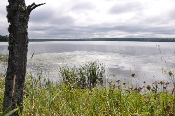 The Two RV Gypsies at Lake Gogebic, Michigan's largest inland lake