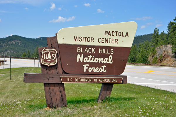 Pactola Lake, the largest reservoir in the Black Hills