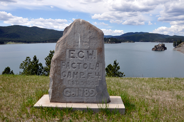 Pactola Lake, the largest reservoir in the Black Hills