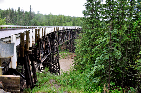 The Two RV Gypsies at Kiskatinaw Bridge in Dawson Creek BC