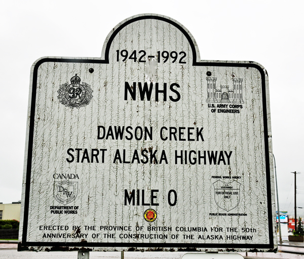 Dawson Creek BC, the beginning of The Alaska Highway