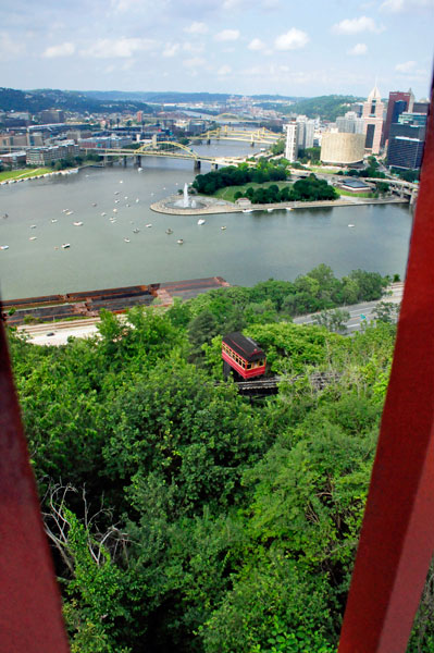 The Duquesne Incline in Pittsburg, PA